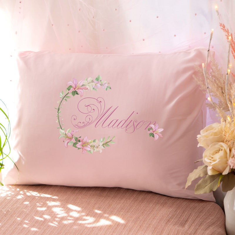 Monogram Pillowcases - Etsy