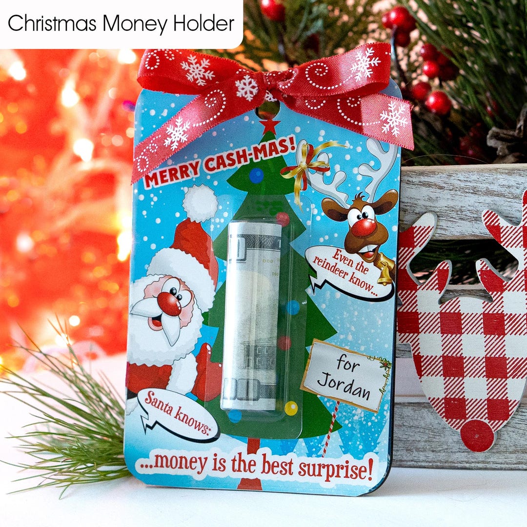 Funny Christmas Money Holder, Money Gift Ideas for Christmas - Etsy