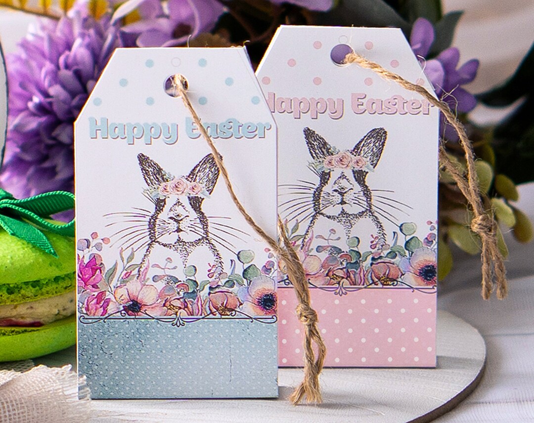 Editable Easter Easter Gift Tags for Personalized, Easter Printable ...