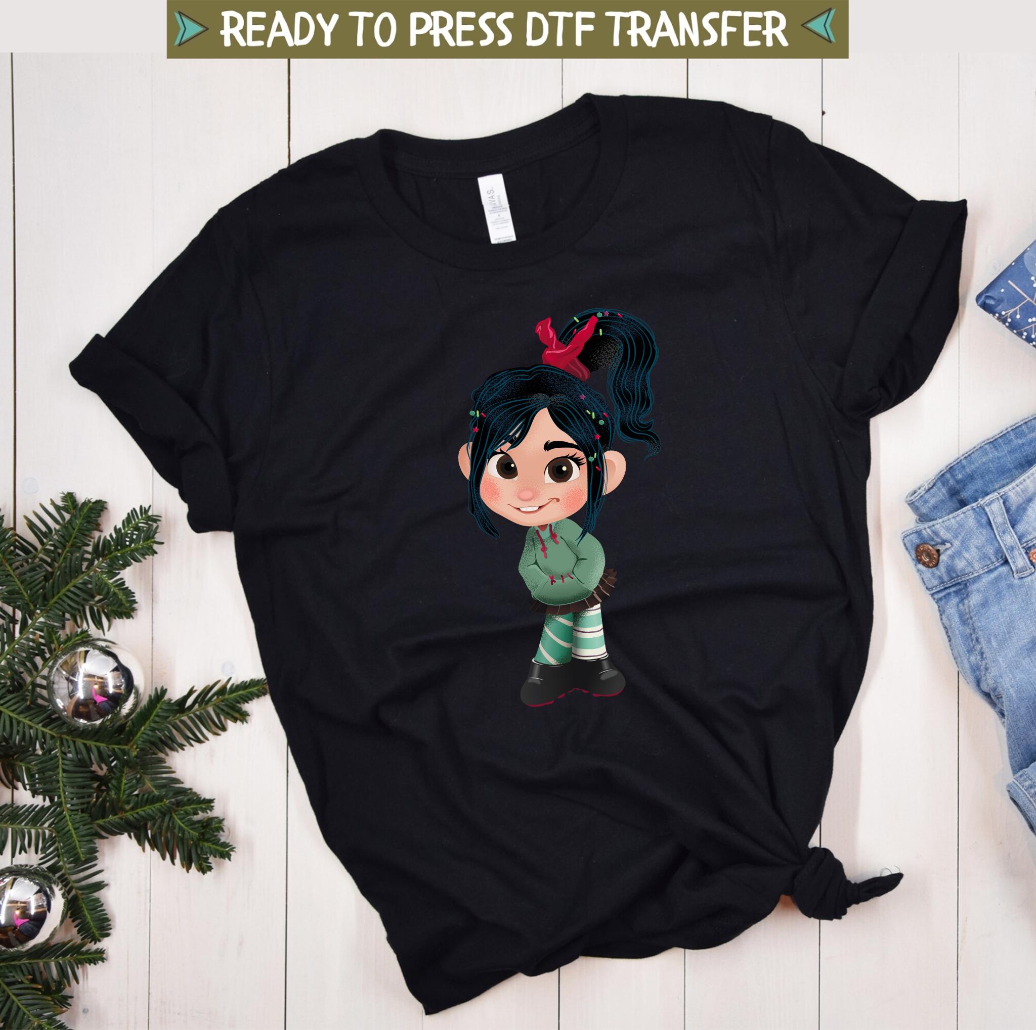 Cute Vanellope Von Schweetz DTF Transfer, Disney Wreck-it Ralph DTF ...