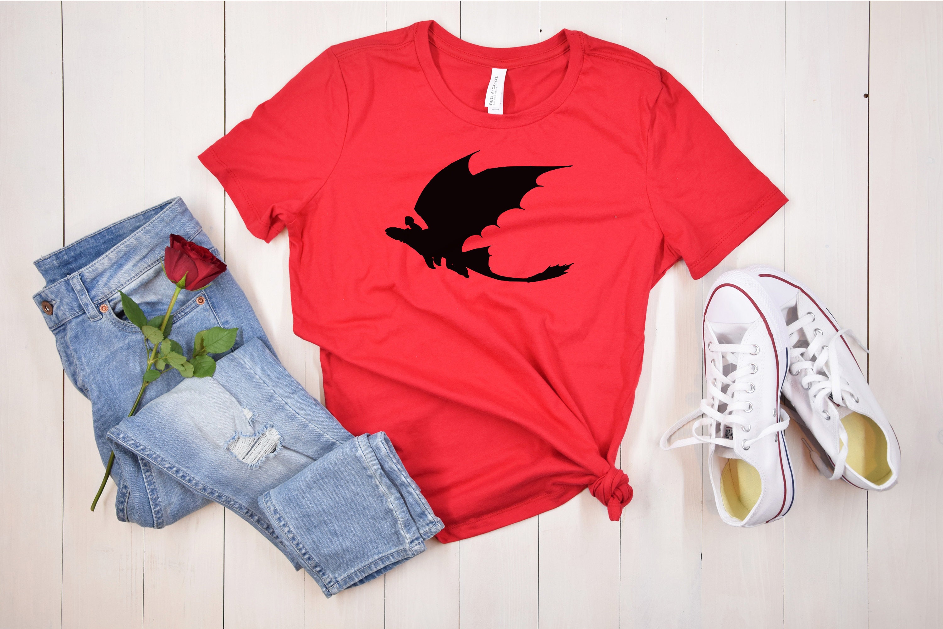 Toothless Silhouette Shirt, Disney How to Train Your Dragon, Disney ...