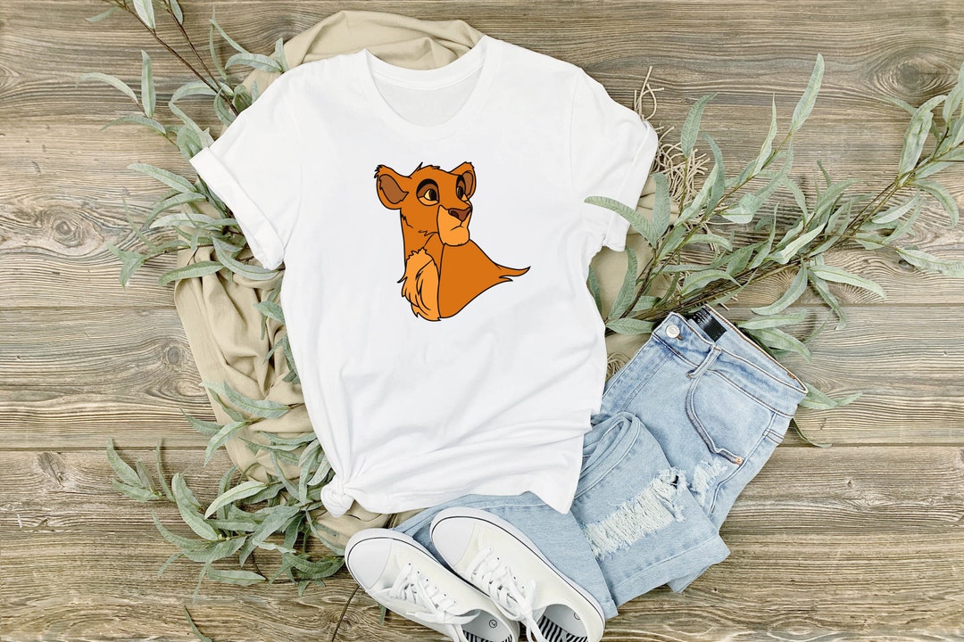 Cute Simba T-shirt, Funny Disney Simba Shirt, Disney the Lion King T ...