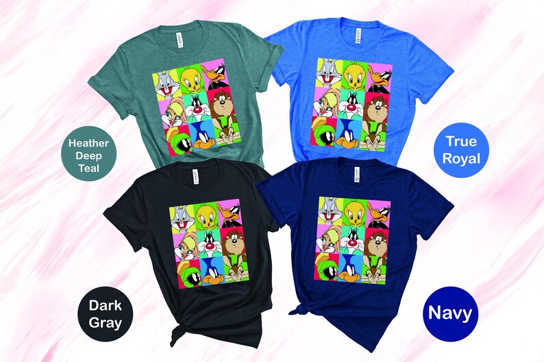 Looney Tunes Crew T-shirt, Bugs Bunny Shirt, Tweety T-shirt, Retro ...