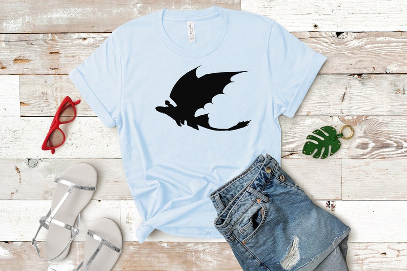 Toothless Silhouette Shirt, Disney How to Train Your Dragon, Disney ...