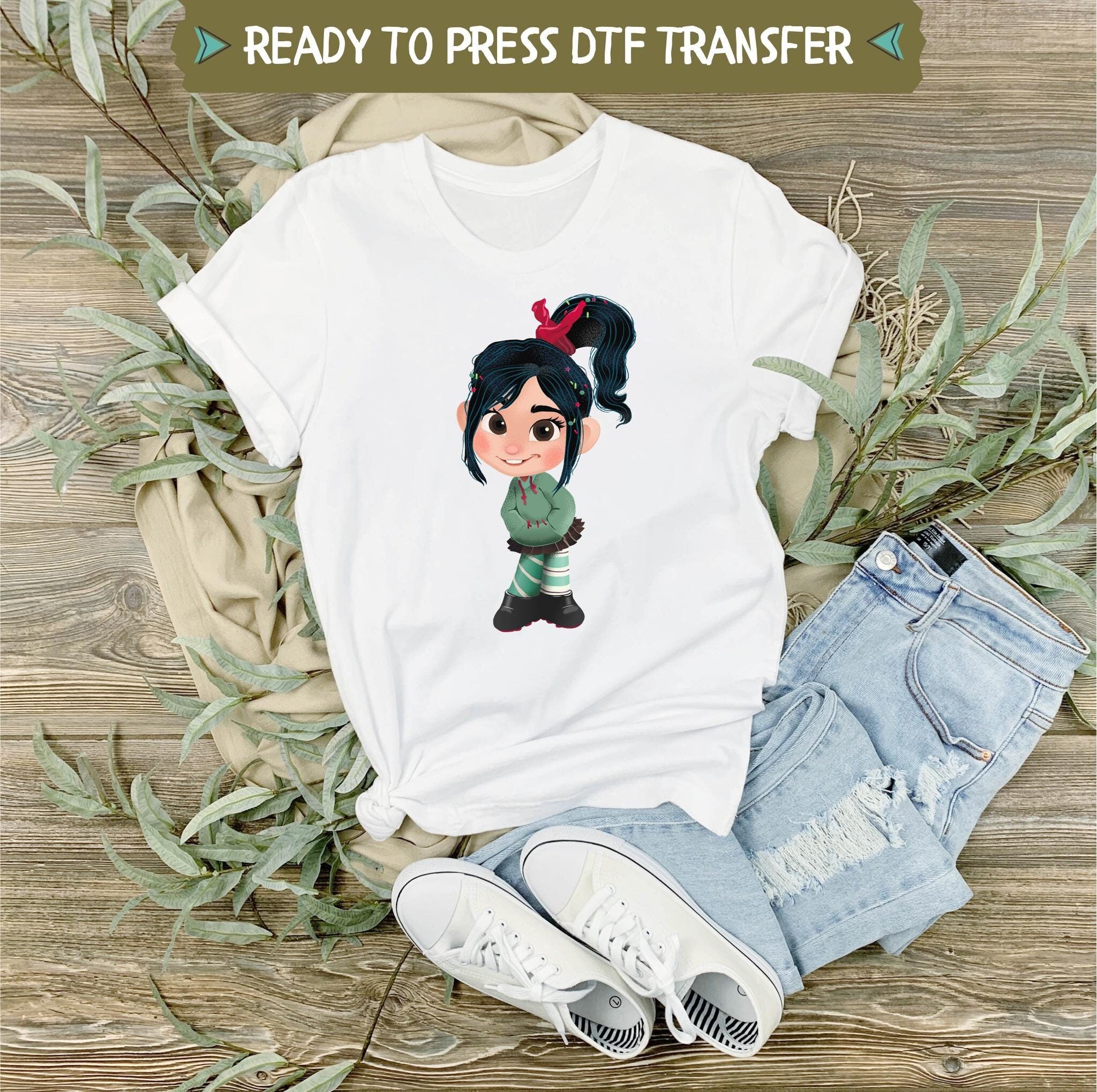 Cute Vanellope Von Schweetz DTF Transfer, Disney Wreck-it Ralph DTF ...