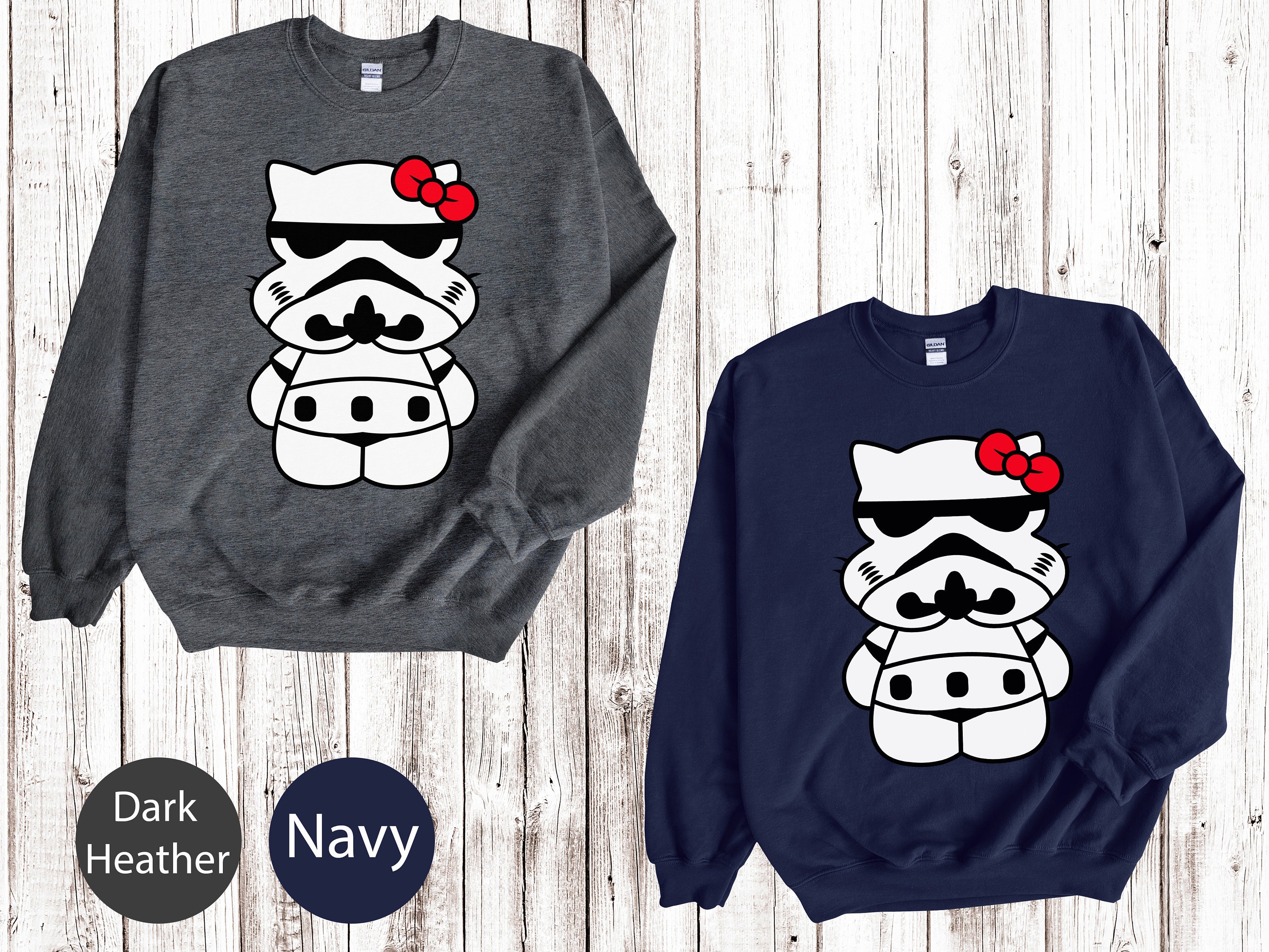 Cute Stormtrooper Hello Kitty Sweatshirt, Disney Star Wars Hoodie ...
