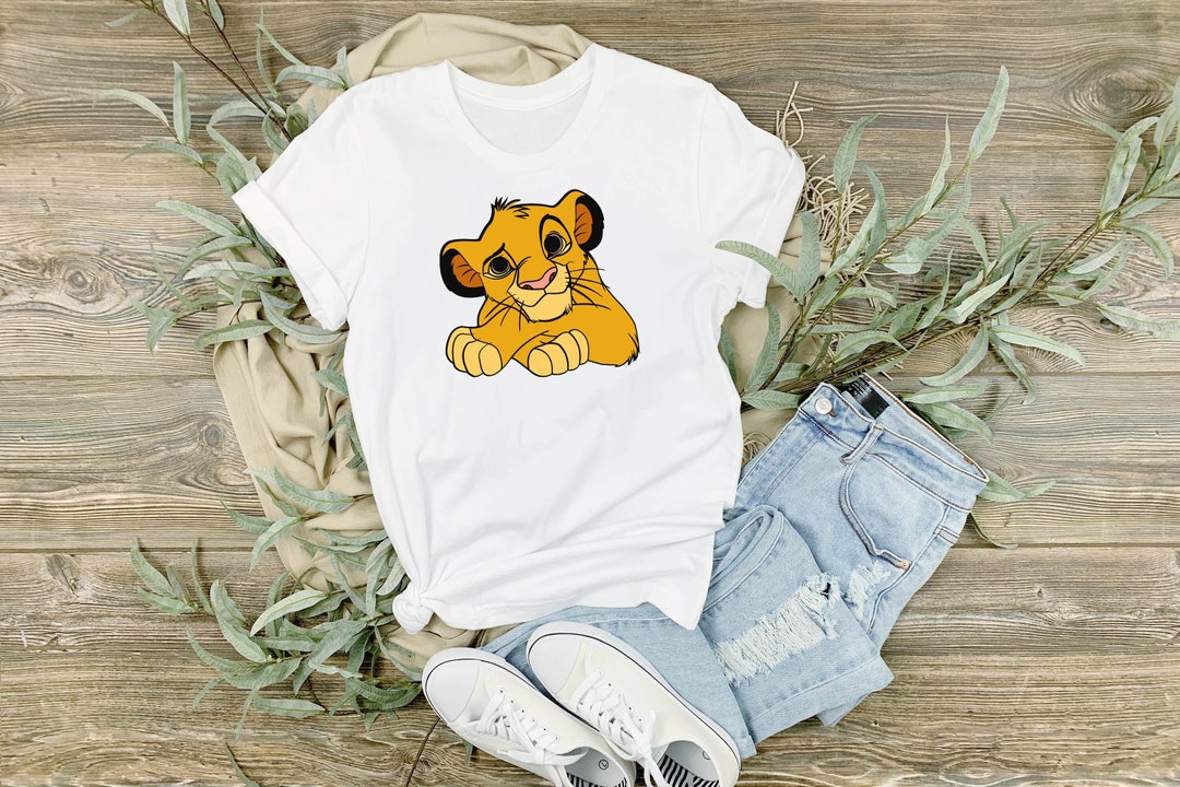 Cute Simba T-shirt, Funny Disney Simba Shirt, Disney the Lion King T-shirt, Pretty Simba Shirt ...