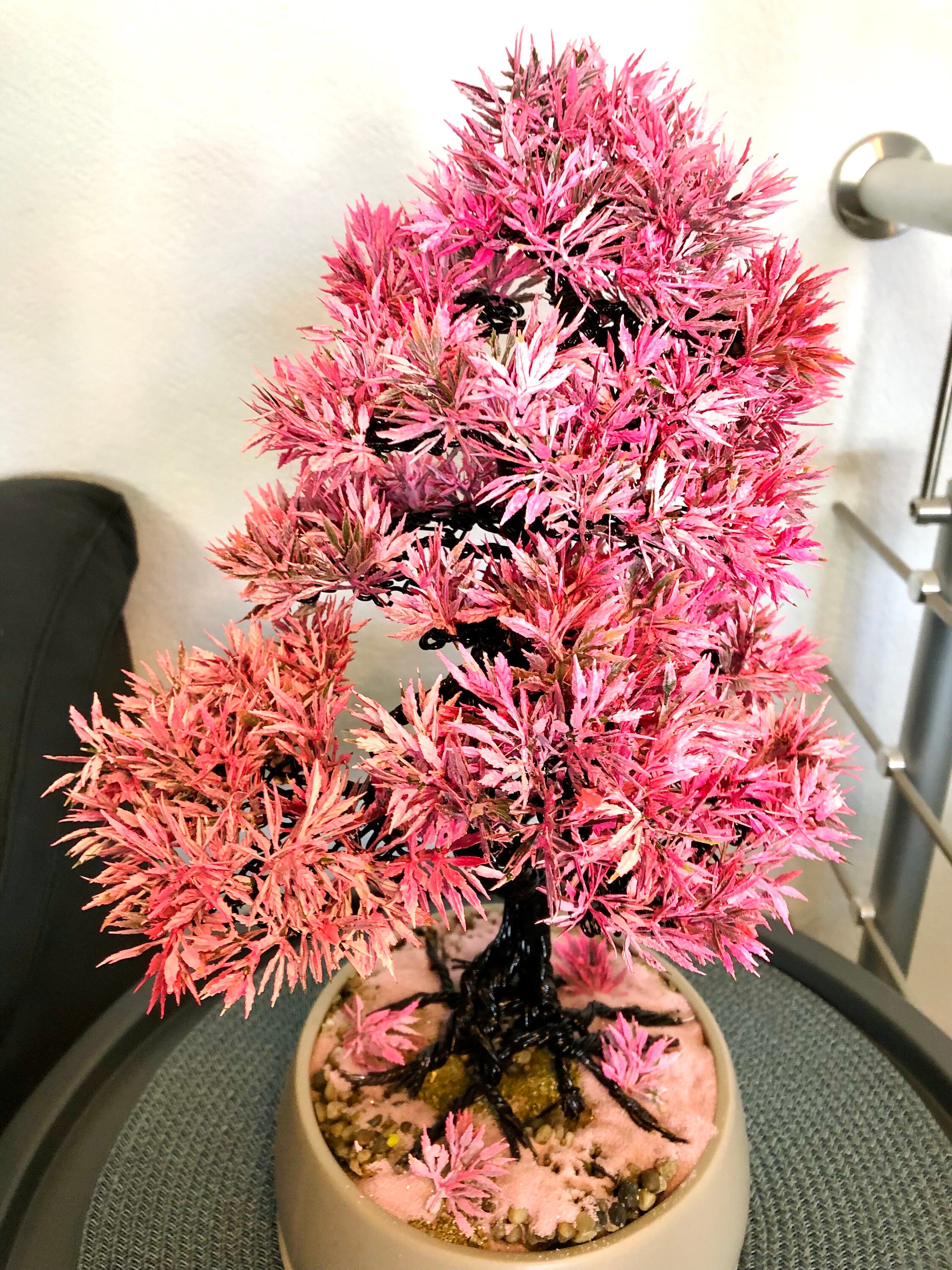 Bonsai Tree,wire Tree, Japanese Azalea, Bonsai Sculpture, Miniature Art ...