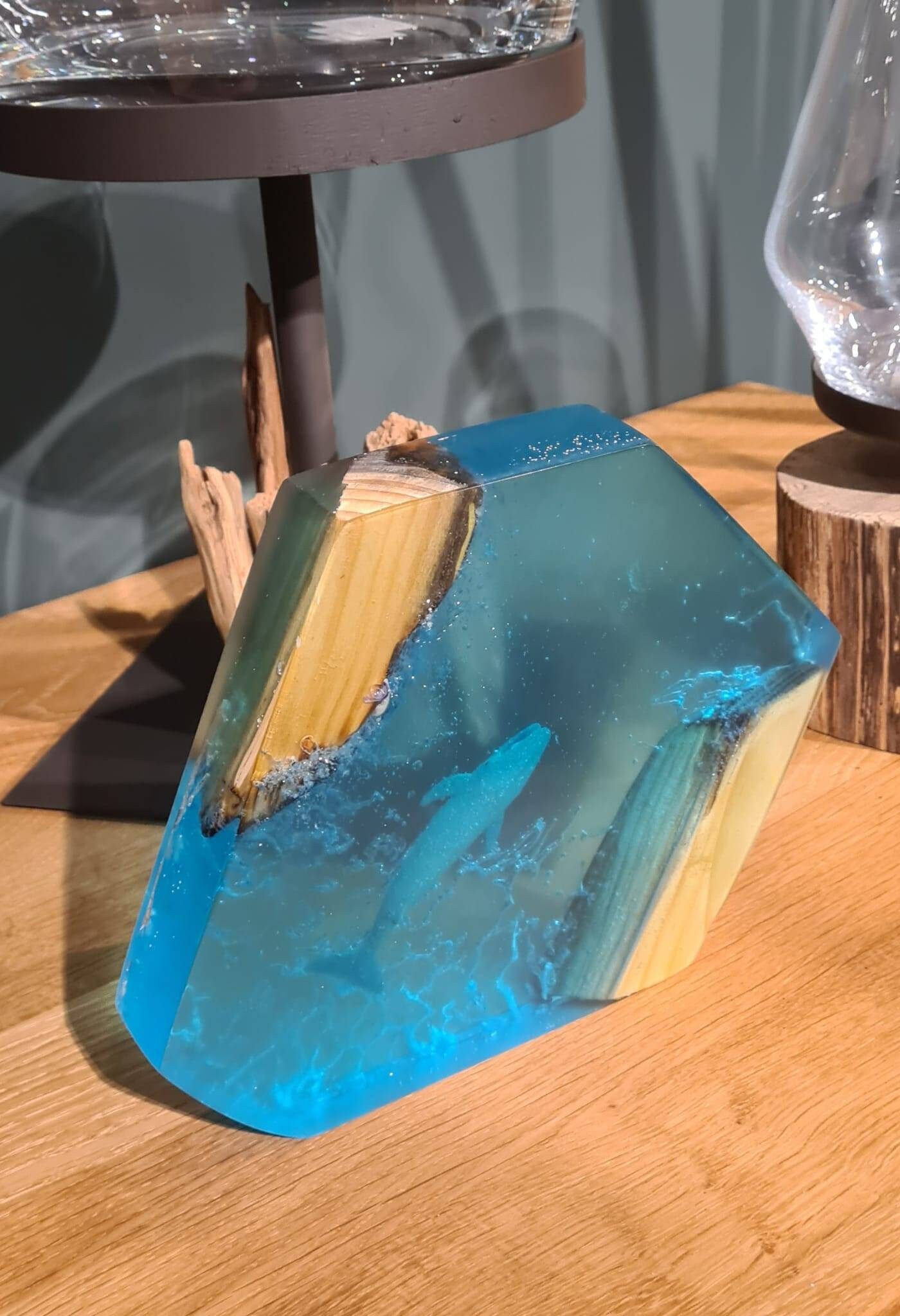 Resin Sculpture Whale, Resin Diorama, Resin Art, Decorative Items ...