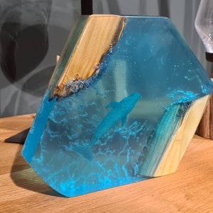 Resin Sculpture Whale, Resin Diorama, Resin Art, Decorative Items ...