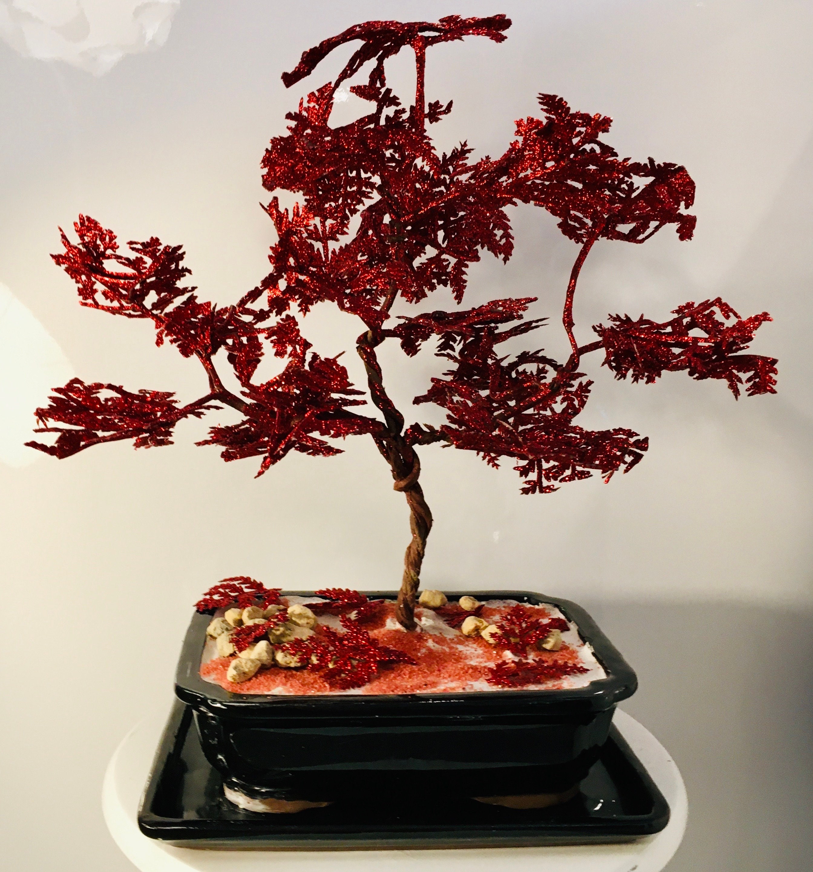 Wire Tree, Maple Bonsai Tree, Bonsai Sculpture, Miniature Art, Tree of ...
