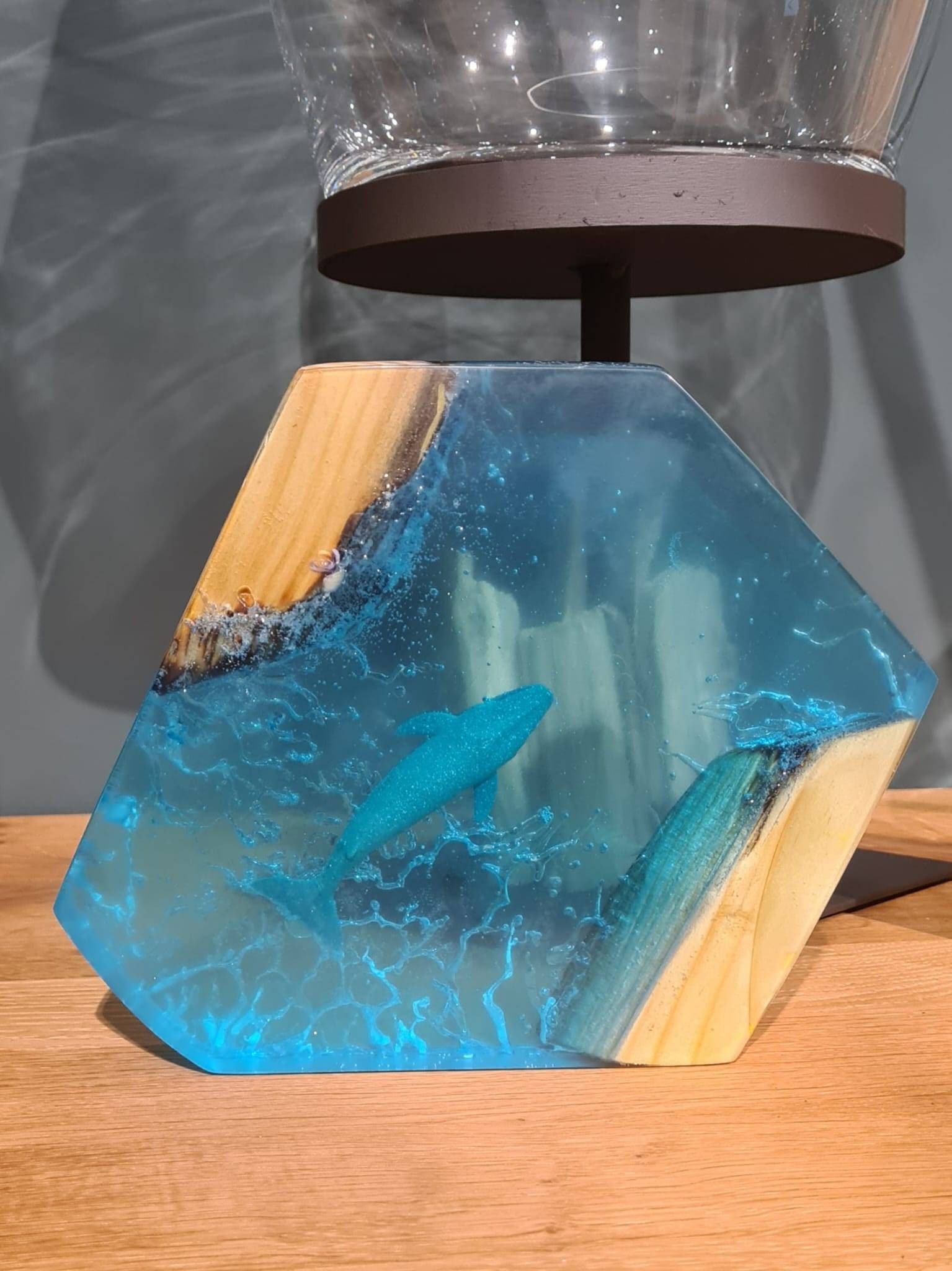 Resin Sculpture Whale, Resin Diorama, Resin Art, Decorative Items ...