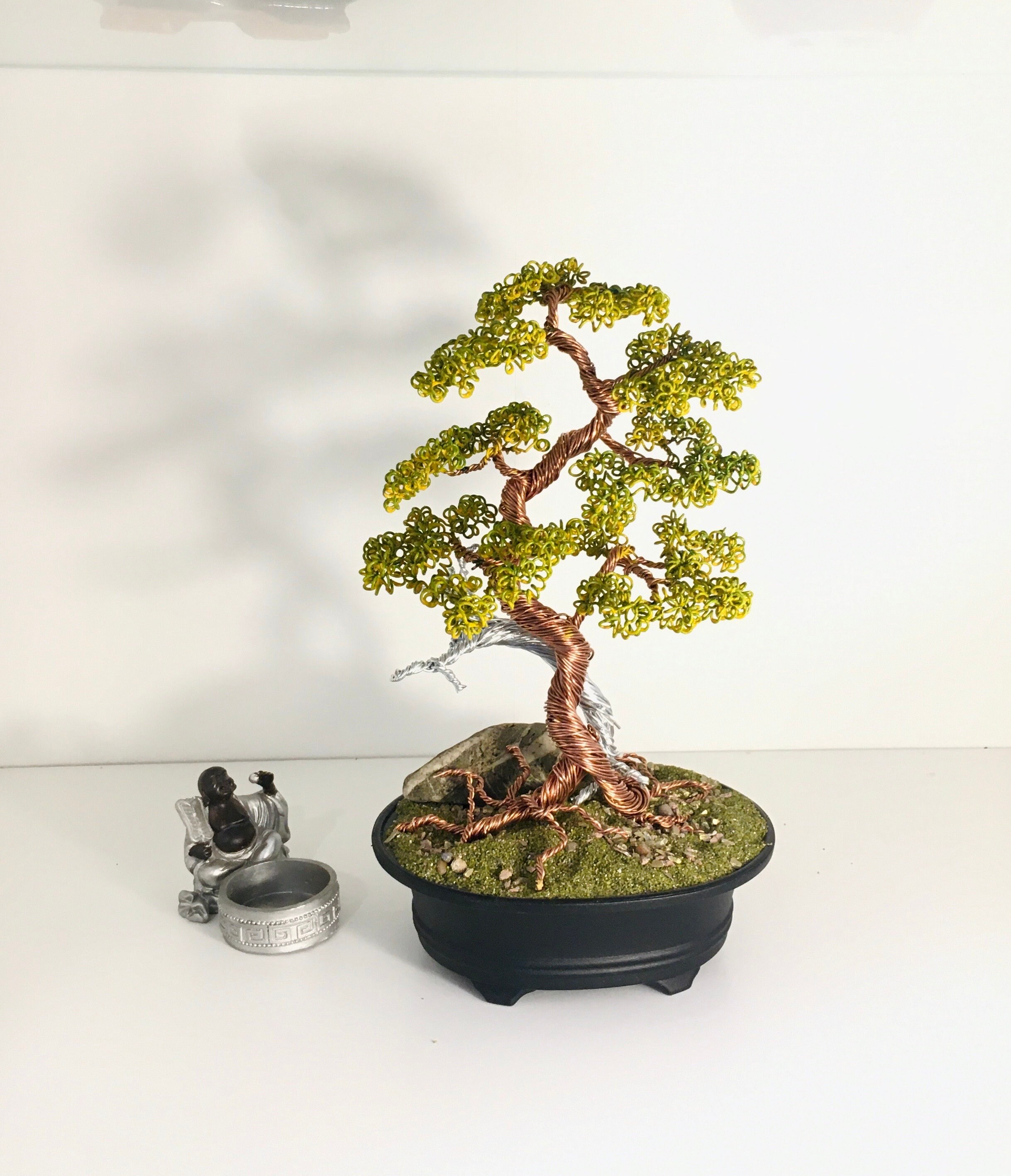 Bonsai Tree, Wire Tree, Bonsai Sculpture, Miniature Art, Tree of Life ...