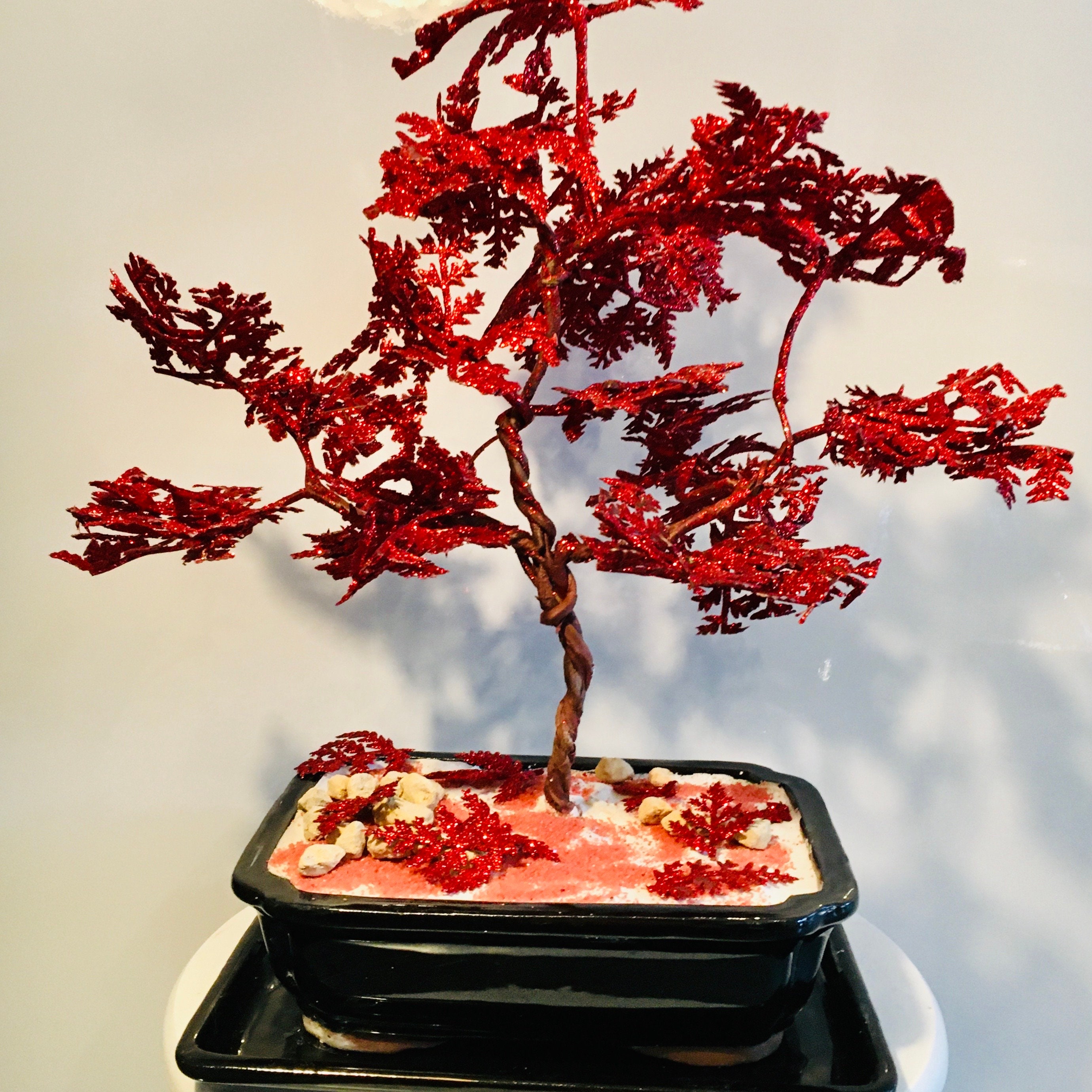 Wire Tree, Maple Bonsai Tree, Bonsai Sculpture, Miniature Art, Tree of ...
