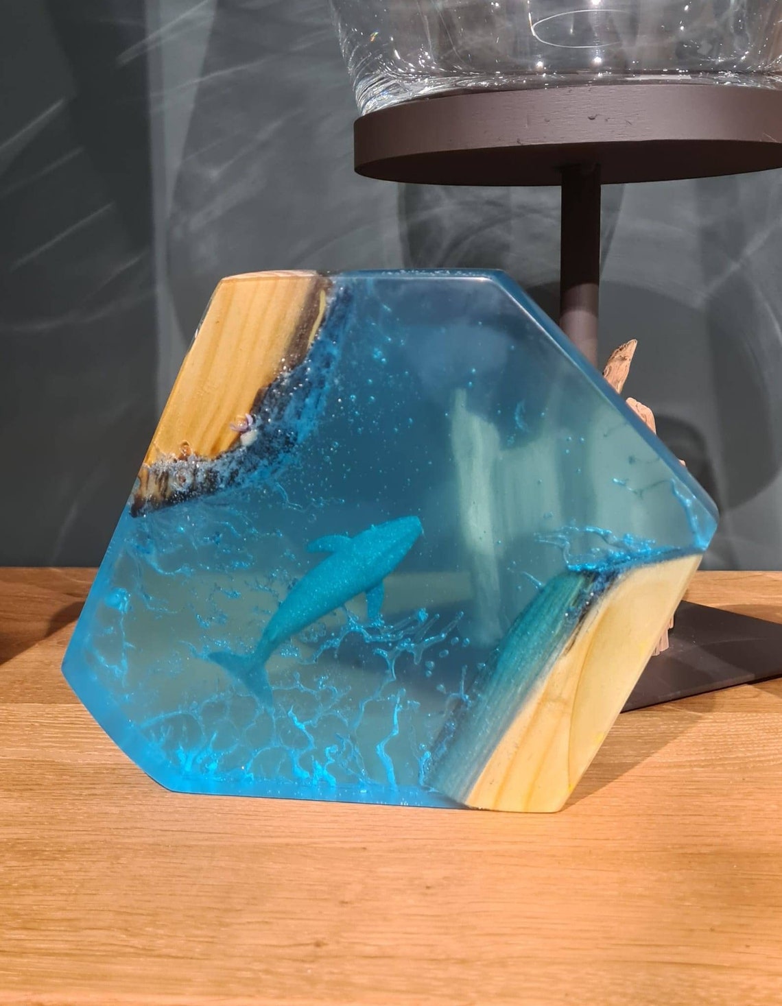 Resin Sculpture Whale, Resin Diorama, Resin Art, Decorative Items ...