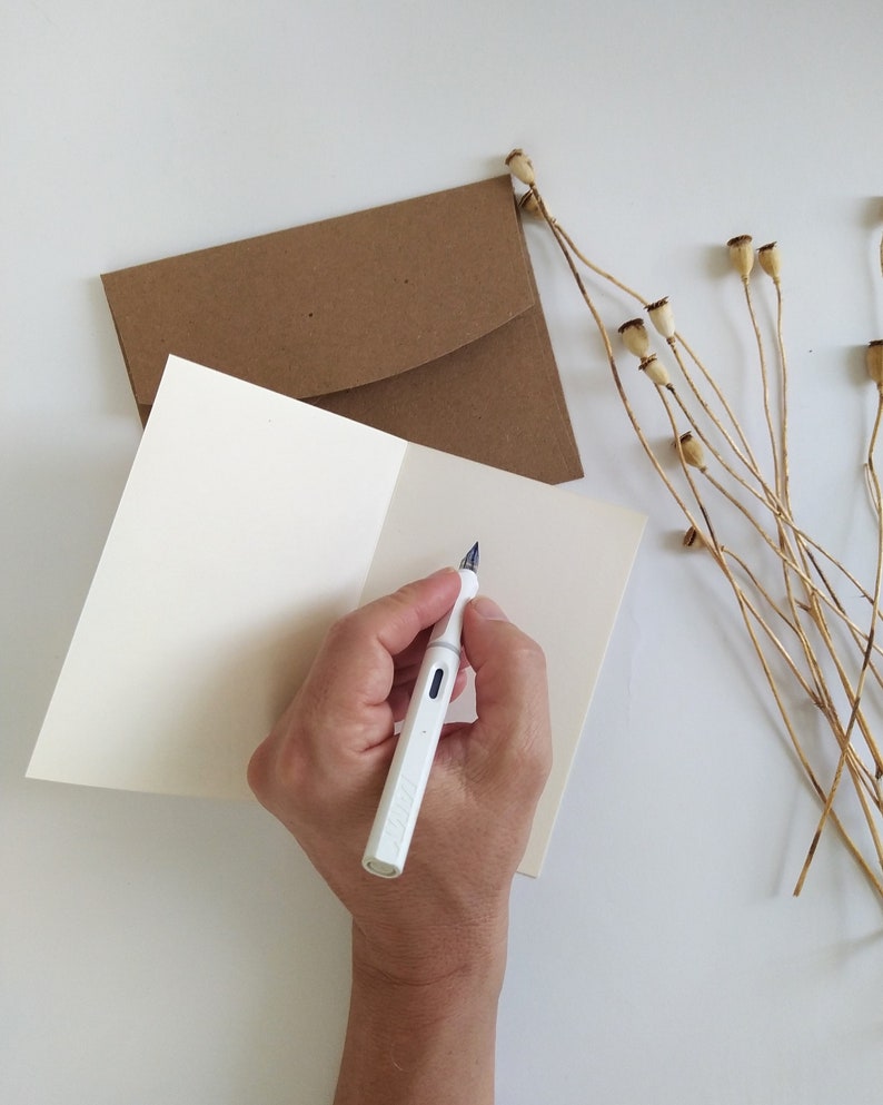 Ecoprinted Paper Botanical Designs Greeting Cards Eco-friendly Gifts ...