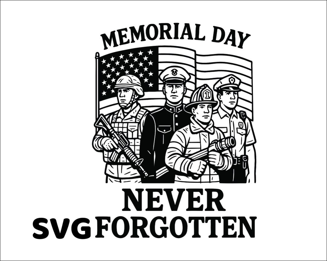 Never Forgotten SVG File - Etsy