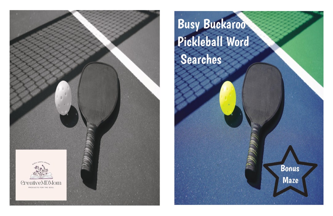 Busy Buckaroo Pickleball Word Searches - Etsy