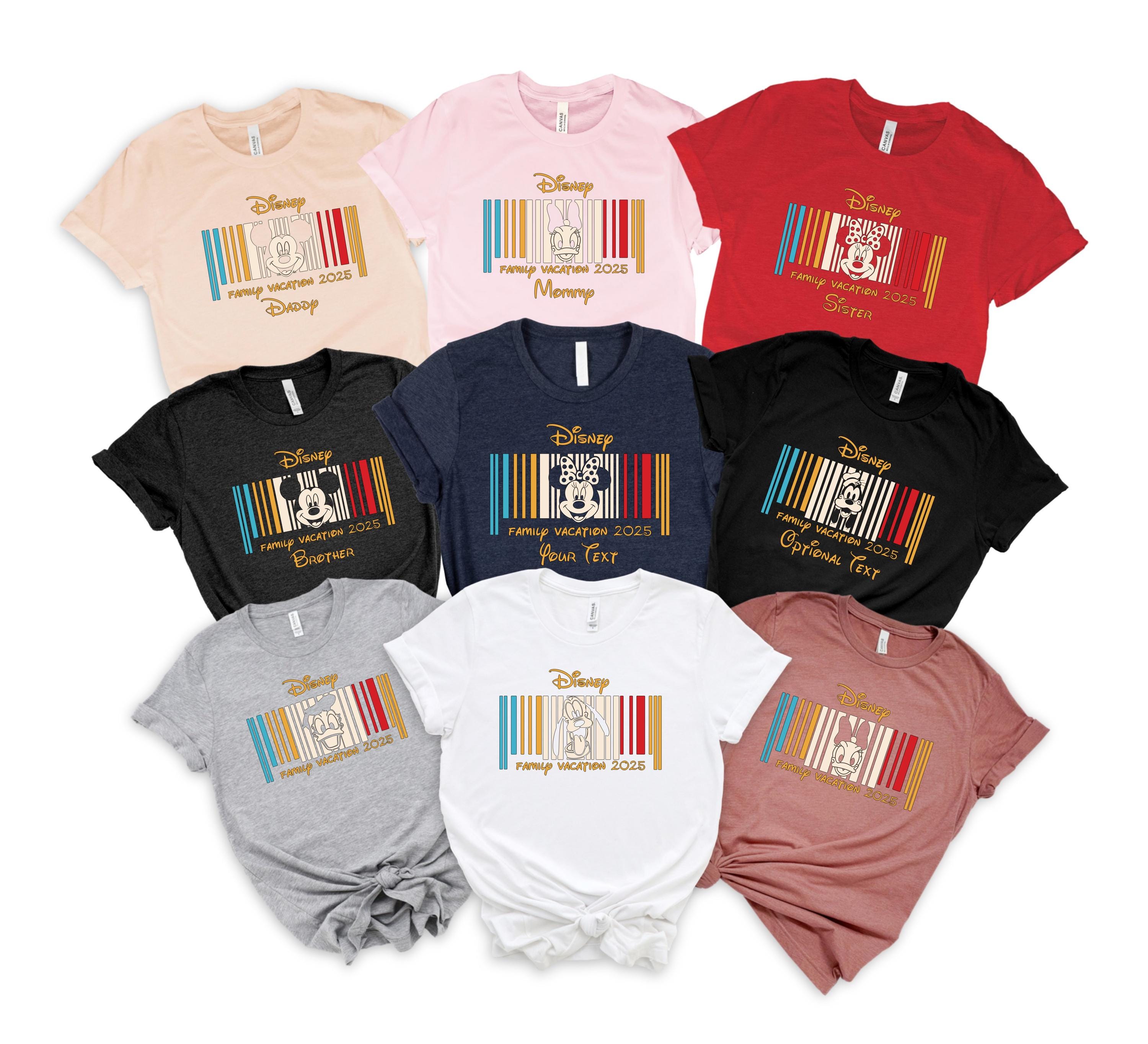 Custom QR Code Disney Shirts, Custom Disney Tshirts, Disney Birthday ...