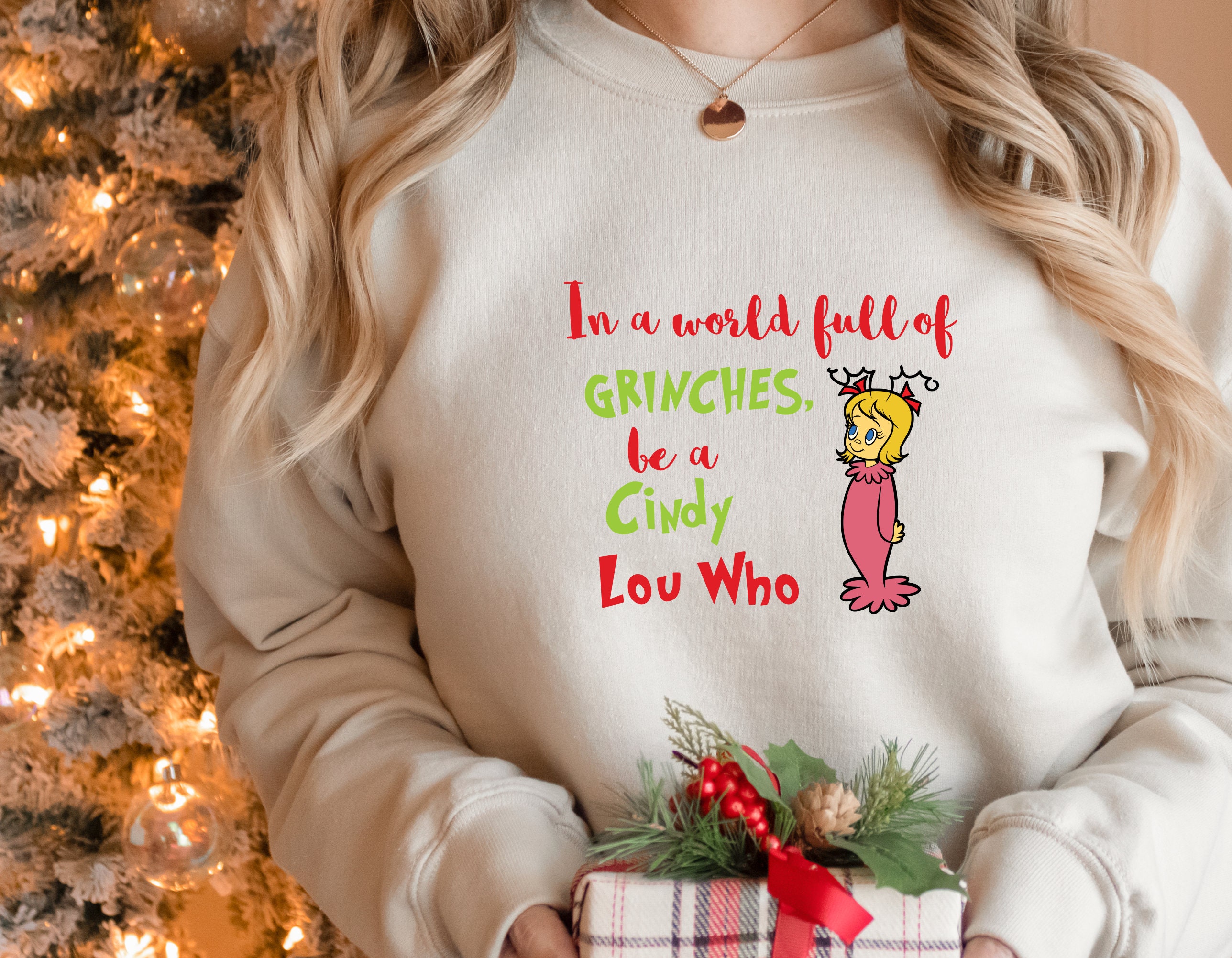 Cindy Lou Who Christmas Sweater-sweatshirt-shirt,grinch Shirts ...