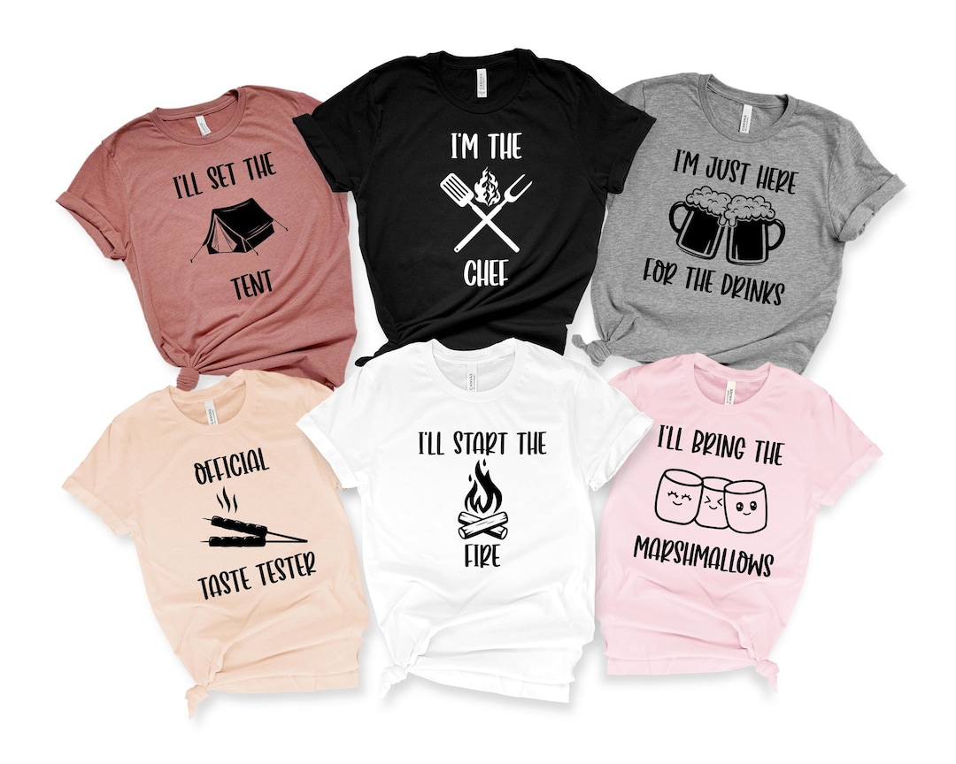 Funny Camp Crew Shirt, Camping Family Matching Shirts - Etsy