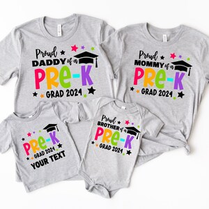 Custom Pre-k Graduation Shirt, Family Pre-k Graduation Shirt, Preschool ...