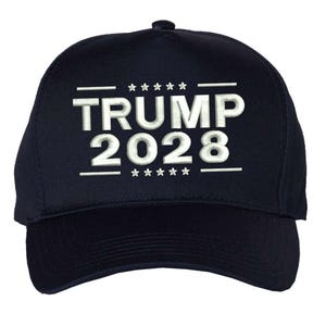 Trump 2028 Embroidered Cap, Trucker Hat, Take America Back, Trump 2028 ...