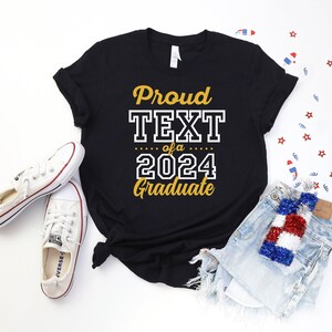 Custom Graduate Family Shirt, Proud Family Member of Graduate 2025 ...