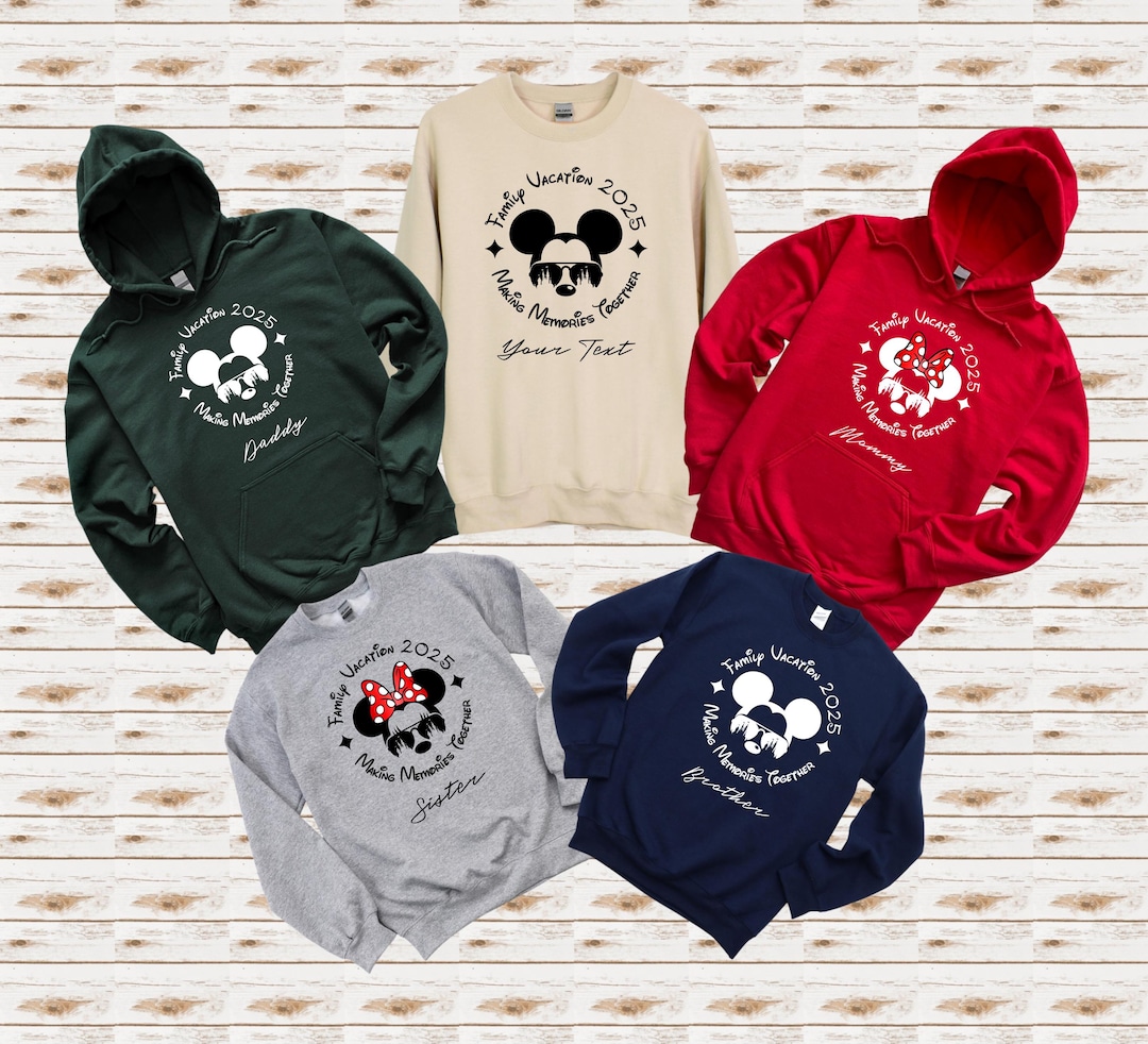Custom Disney Sweatshirts, 2025 Family Disney Sweater,disney Family ...