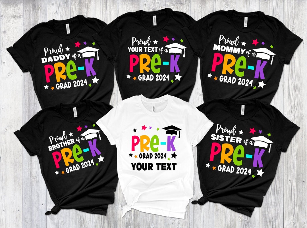 Custom Pre-k Graduation Shirt, Family Pre-k Graduation Shirt, Preschool ...
