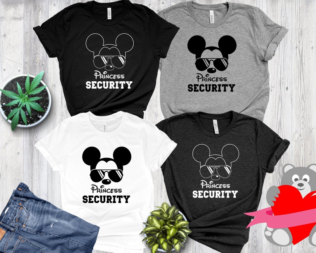 Princess Security Shirt, Disneyland Tee for Men, Disneyworld Family ...