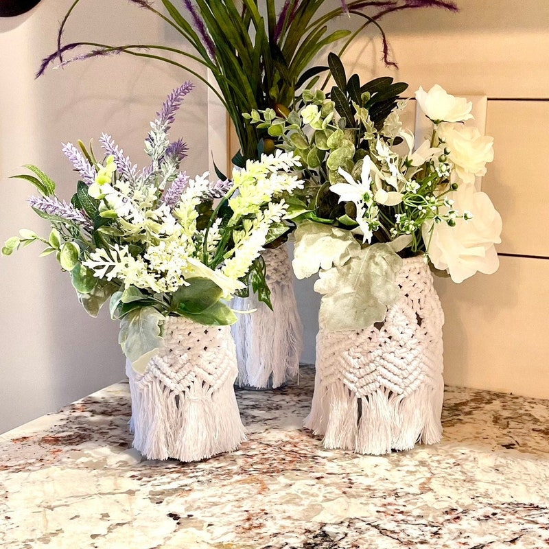 Macrame Jar - Etsy