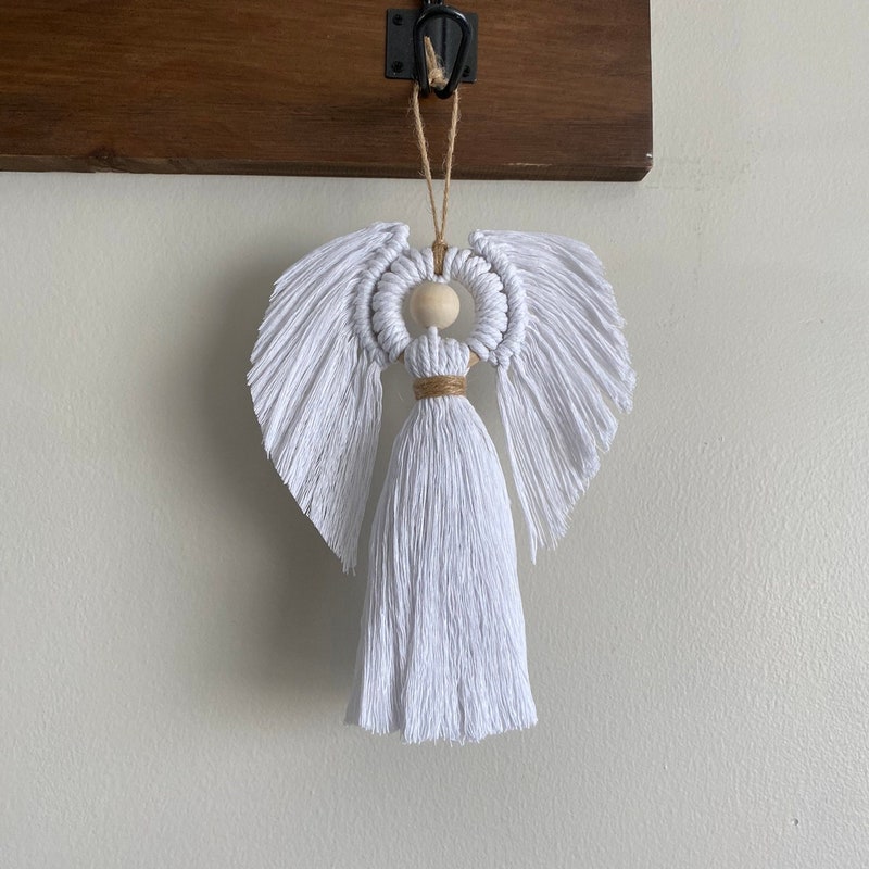 Macrame Angel - Etsy