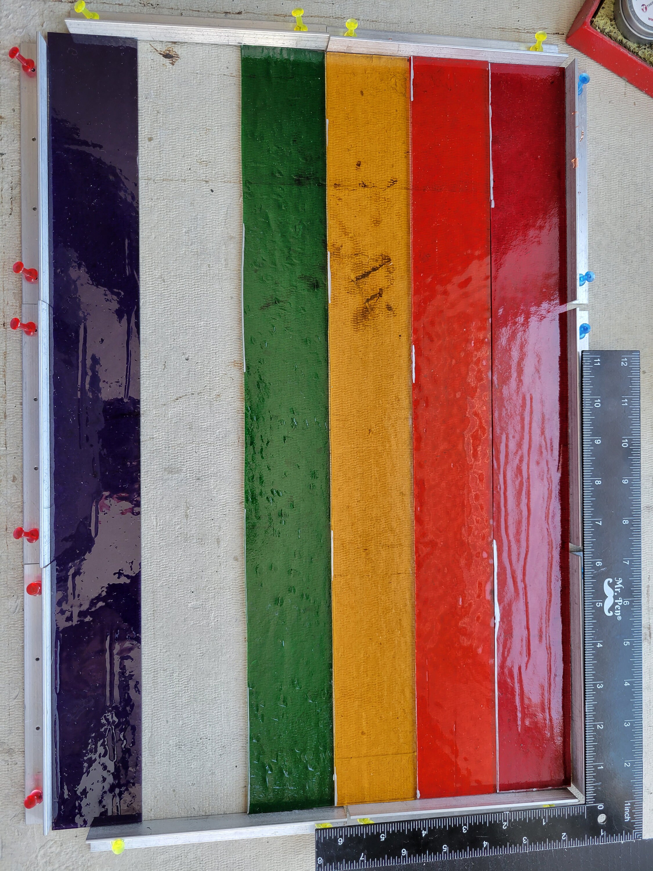 Stained Glass Rainbow Pride Flag - Etsy