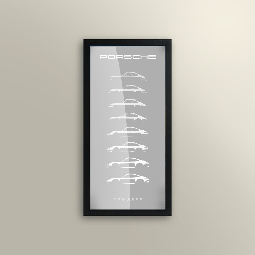 8 Generations of Porsche 911 - Etsy
