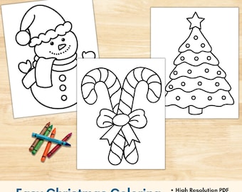 christmas coloring sheets for toddlers