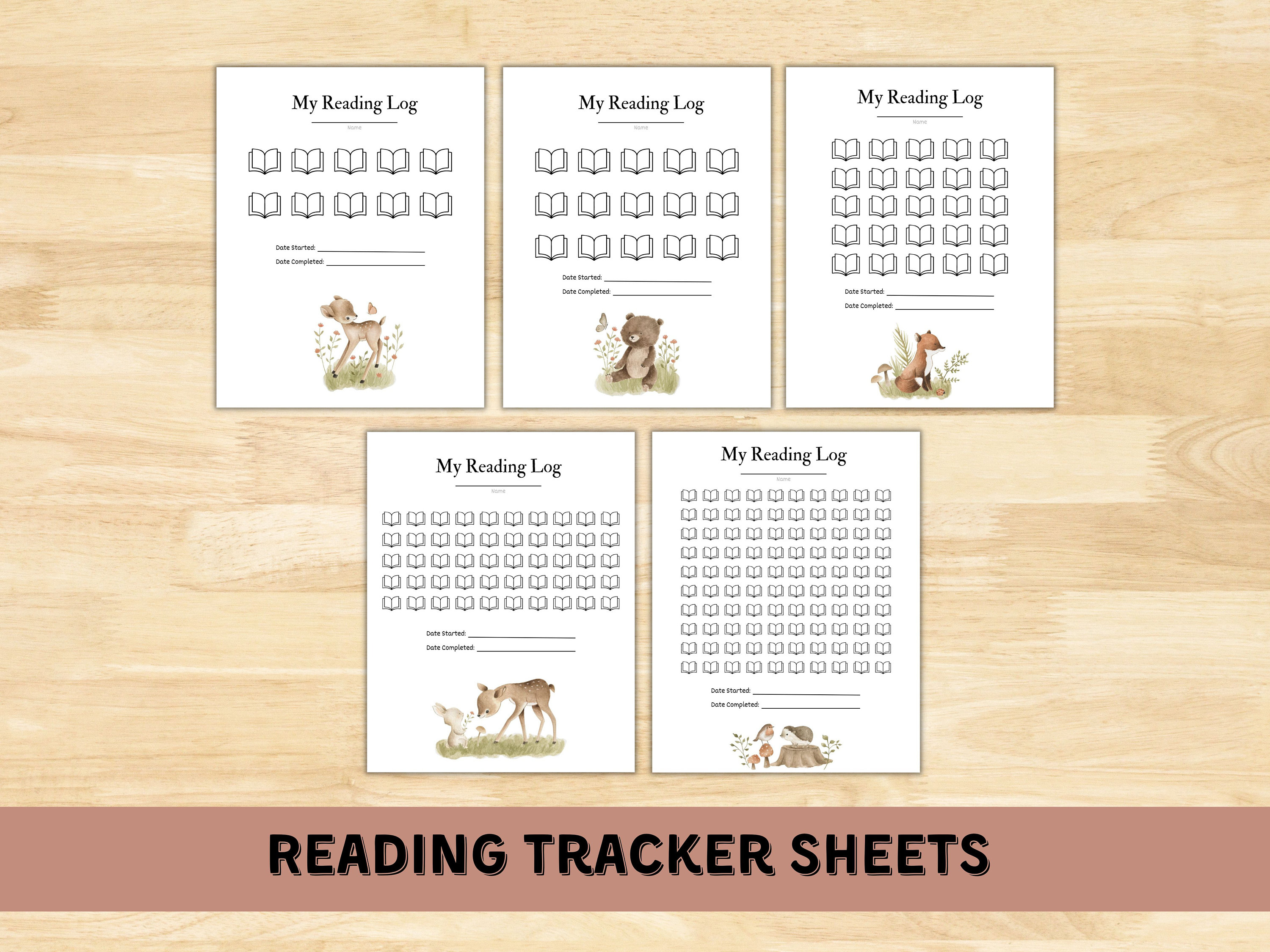 Reading Tracker for Kids | Reading Challenge | Kids Reading Goal Chart ...