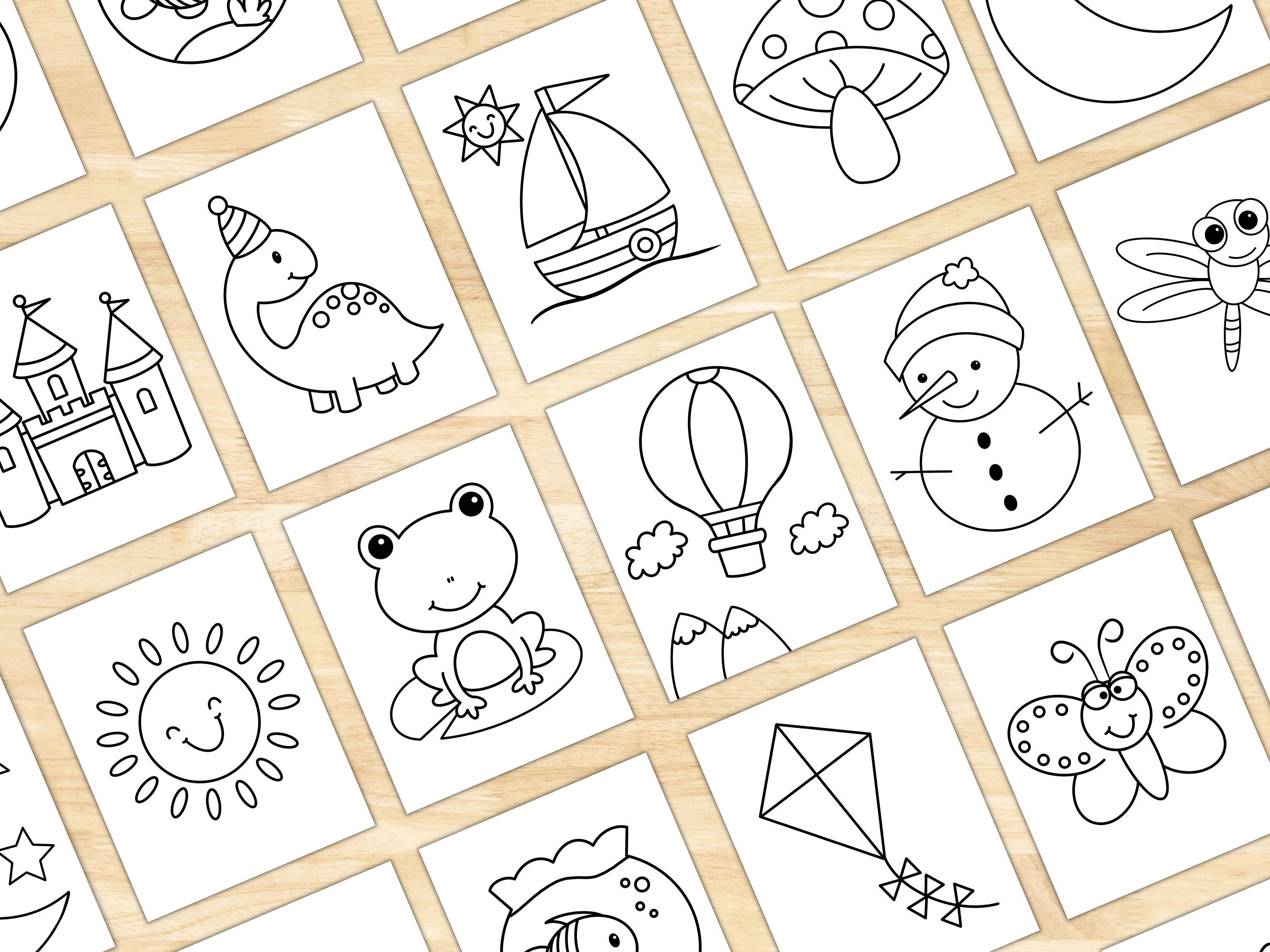 25 Printable Coloring Pages for Kids | Coloring Page | Easy Coloring ...