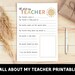 Letter From Teacher Goodbye Gift From Teacher End of School End of the ...