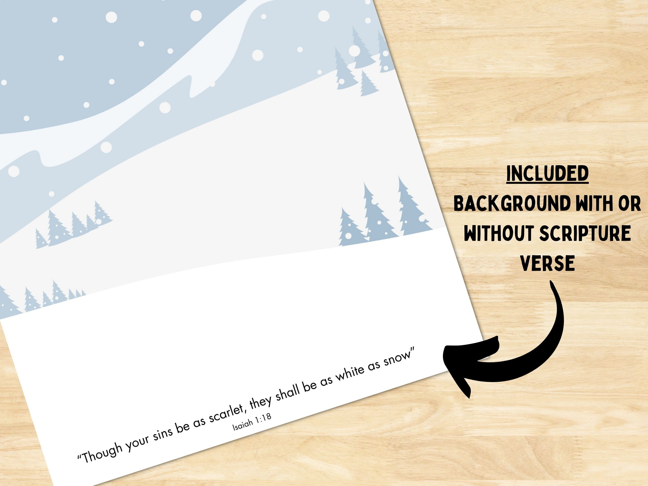 Snowman Craft for Kids Winter Bible Craft Printable Build a Snowman Cut ...