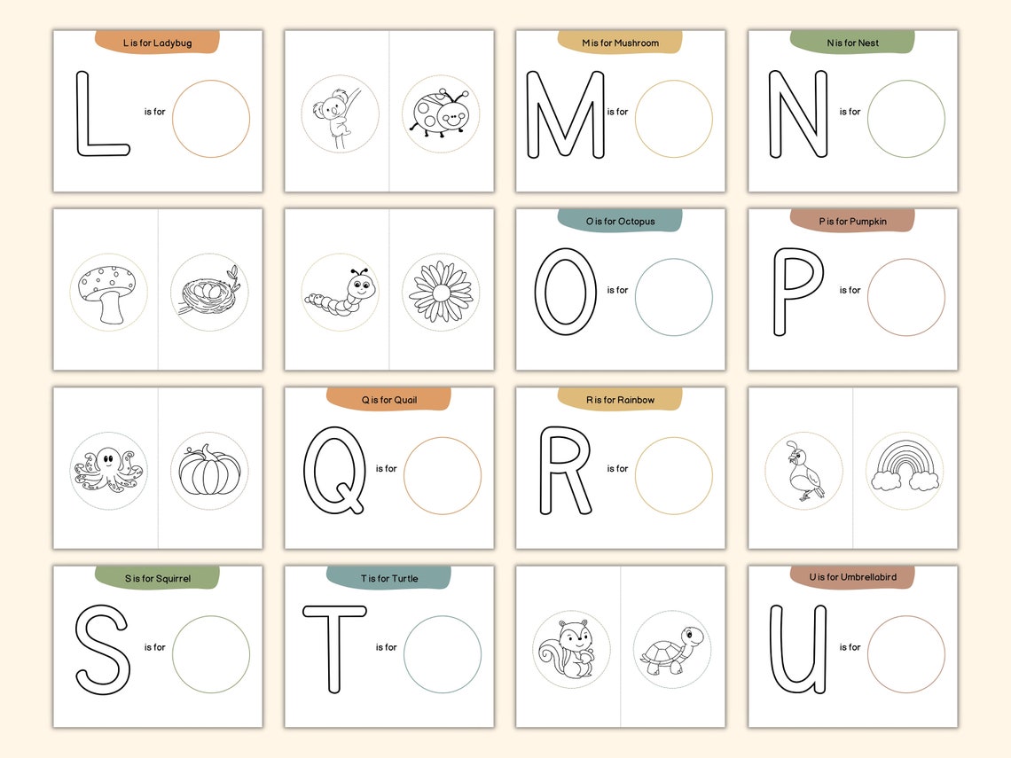 Uppercase Alphabet Activity Cut and Paste Worksheets Easy Printable ...