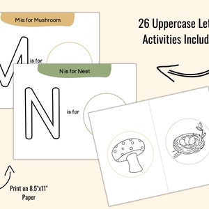 Uppercase Alphabet Activity | Cut and Paste Worksheets | Easy Printable ...