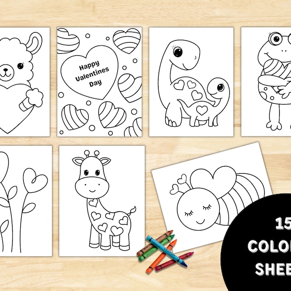 Beginner Coloring Pages - Etsy UK
