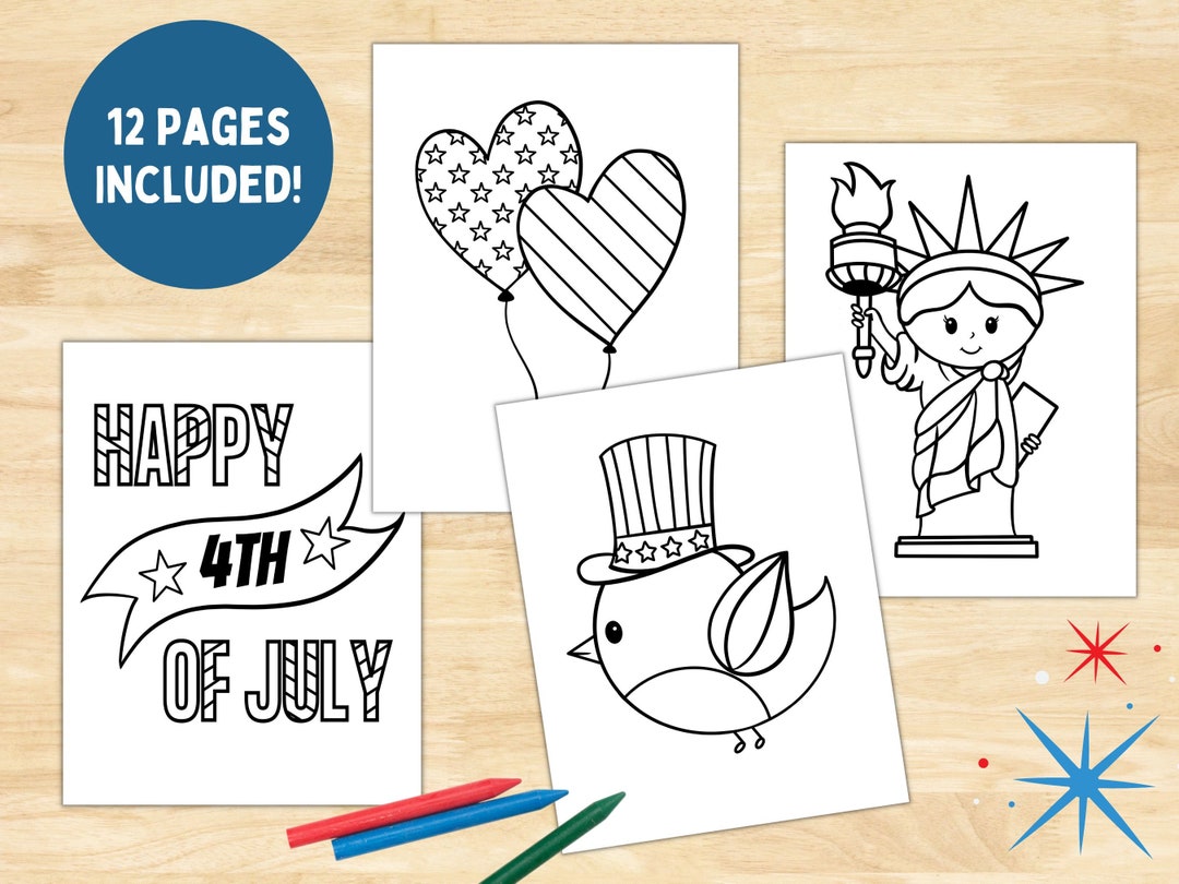 12 Fourth of July Coloring Pages | Independence Day | Kids Coloring ...