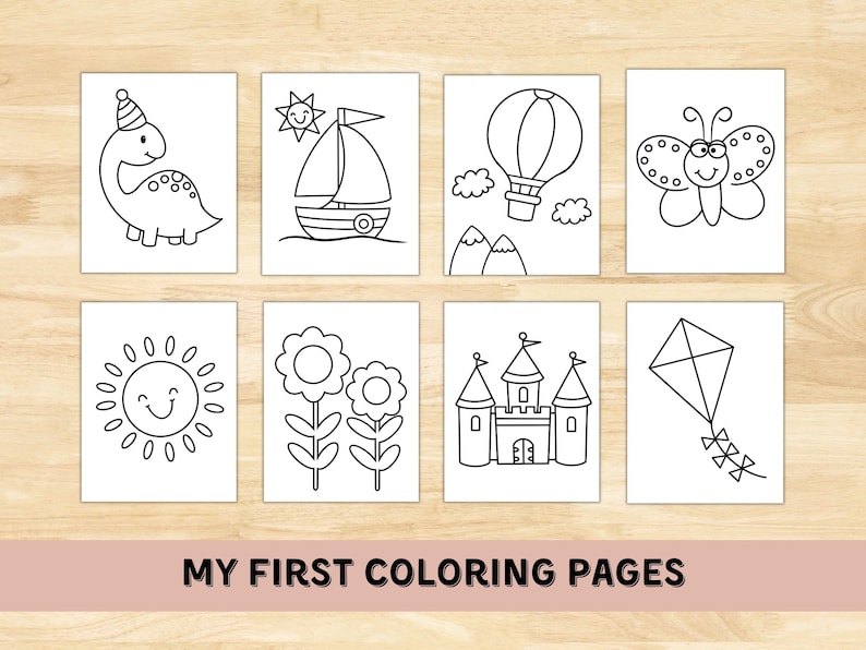 25 Printable Coloring Pages for Kids | Coloring Page | Easy Coloring ...