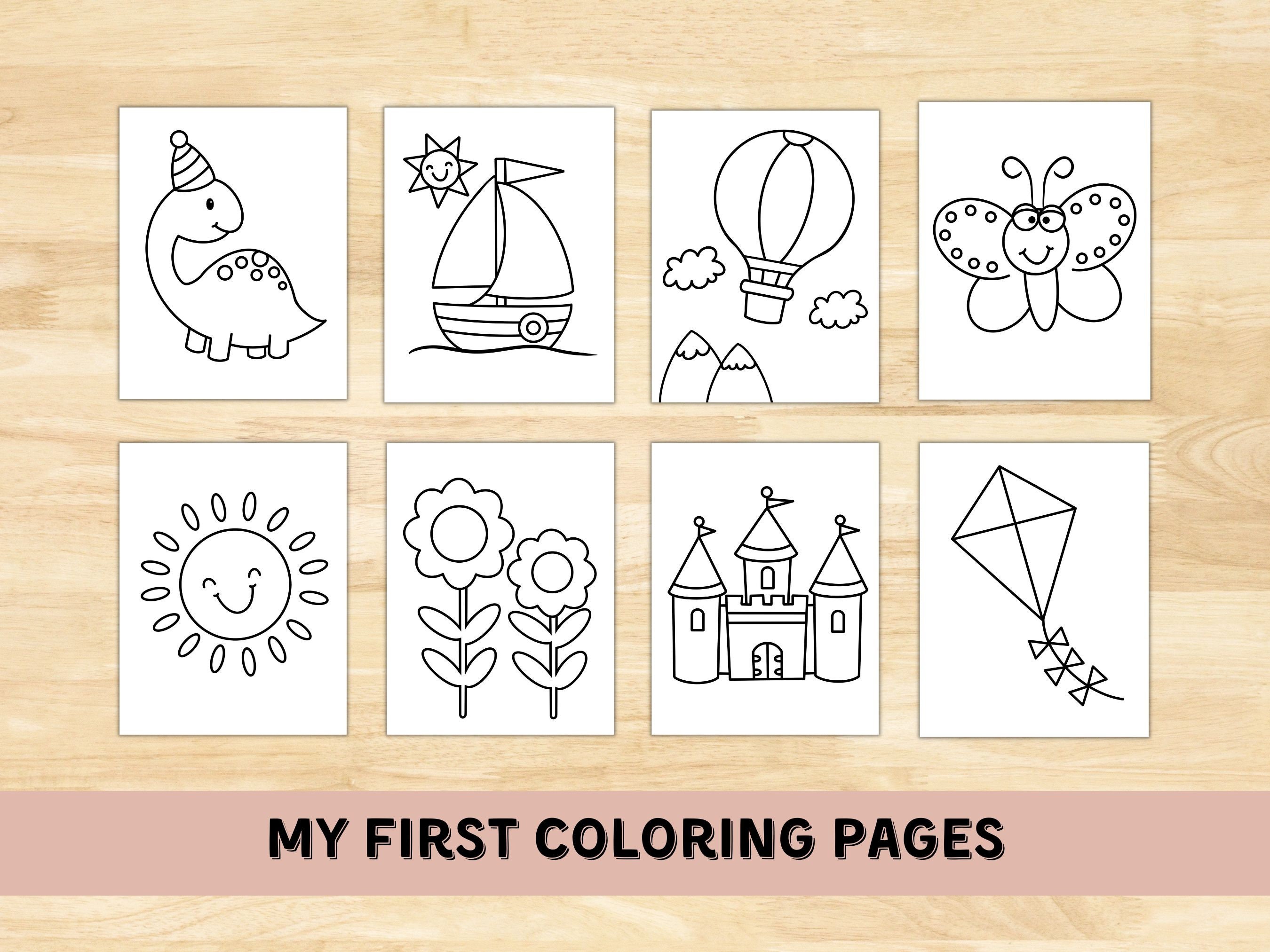 25 Printable Coloring Pages for Kids | Coloring Page | Easy Coloring ...