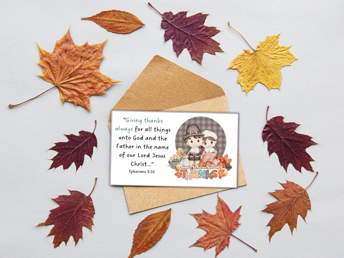 KJV 24 Thanksgiving Scripture Place Mat Cards Praise and Worship Cards ...