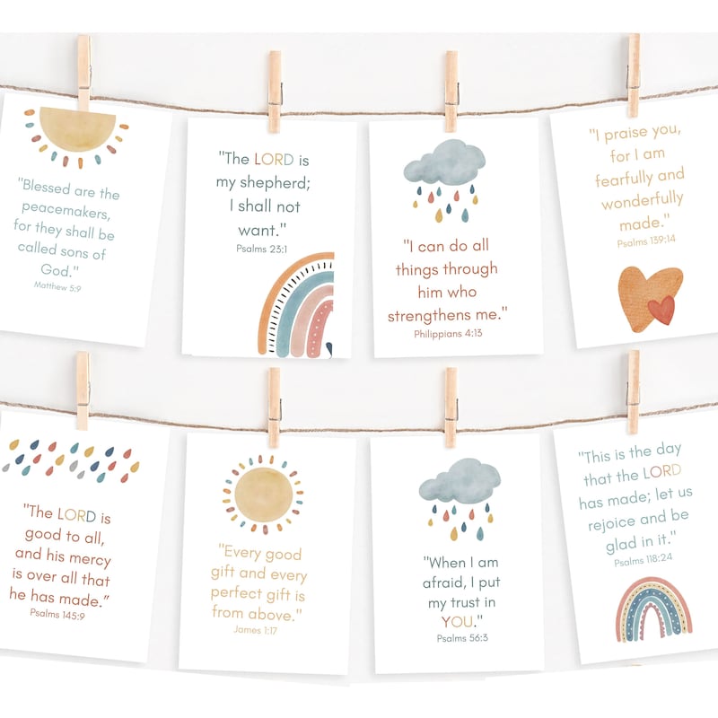 Bible Verse Cards - Etsy