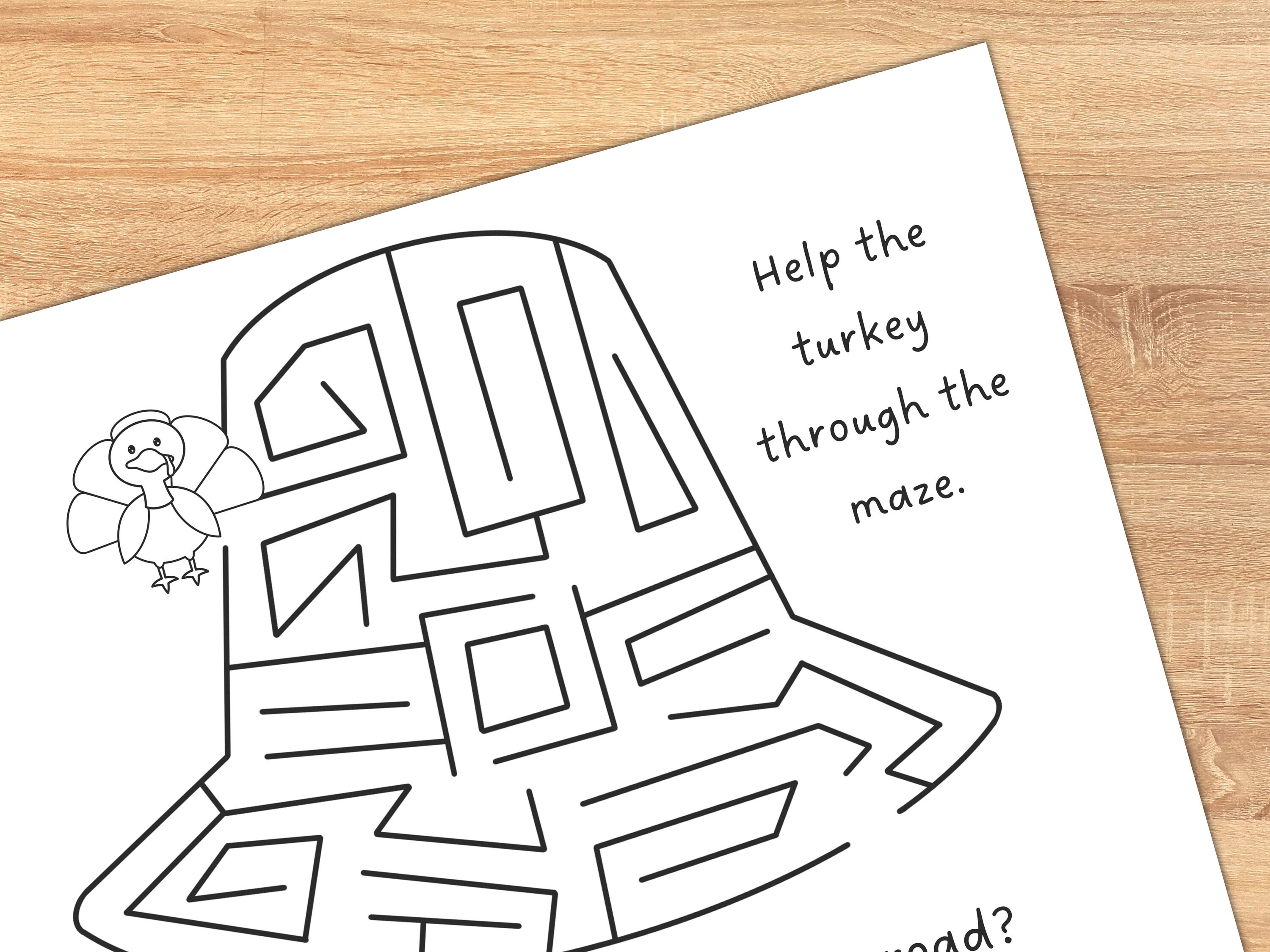 10 Thanksgiving Activity Sheets | Coloring Page | Easy Coloring Pages ...