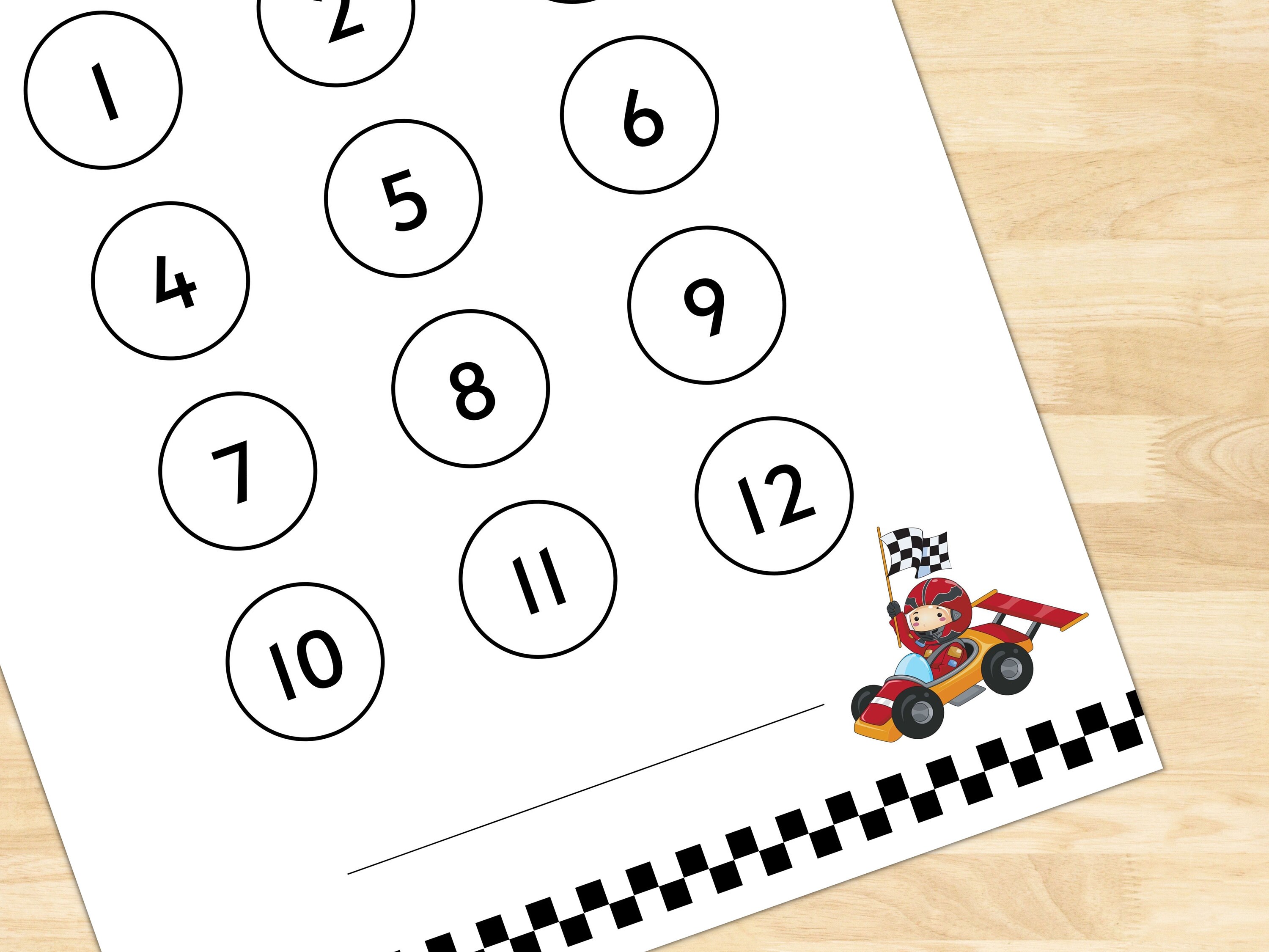 Racecar Multiplication Progress Chart | Multiplication Challenge ...